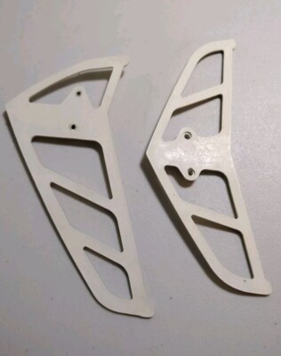 Raptor E550 - Plastic Tail Fins | eBay