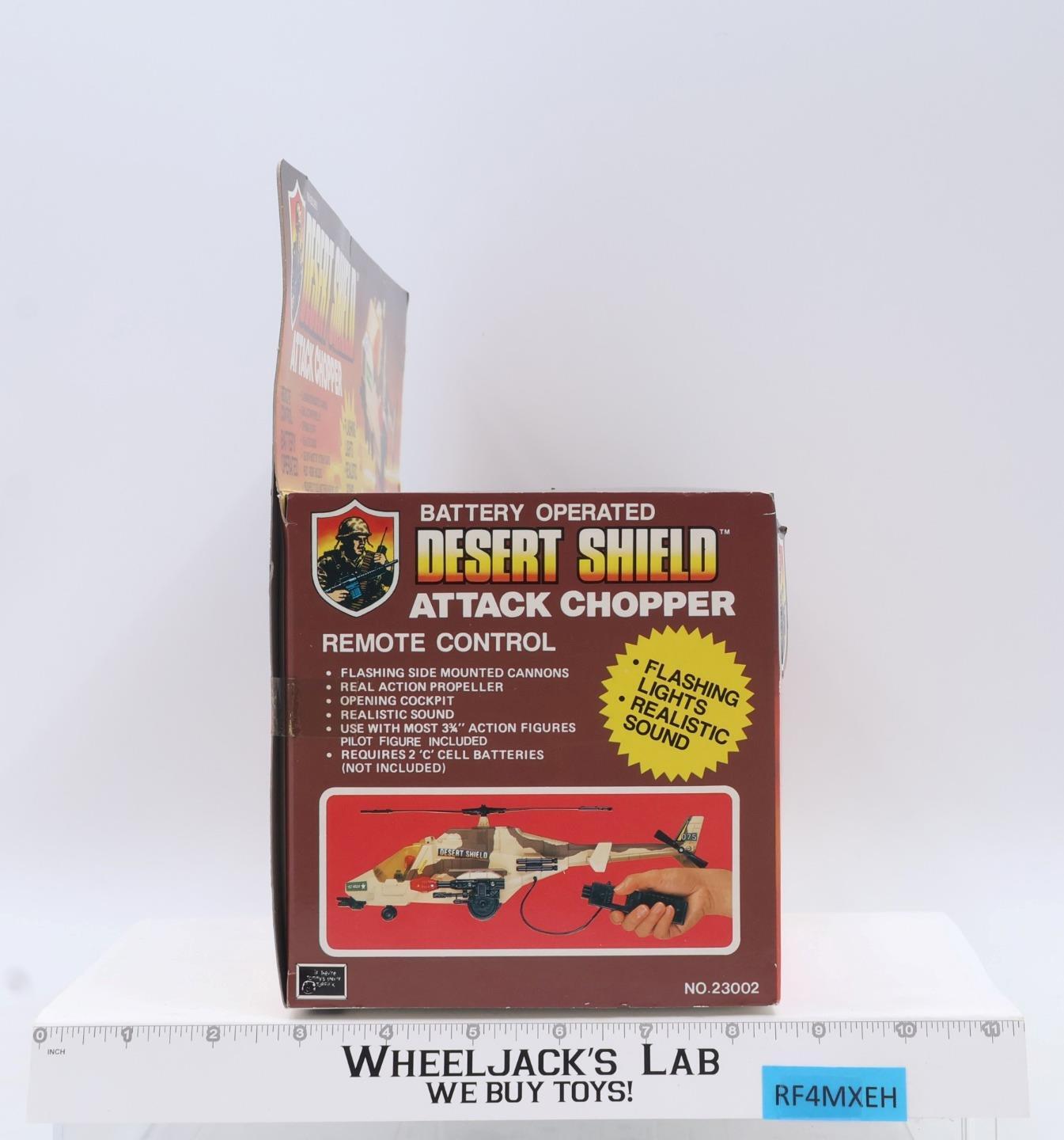 Remote Control Attack Chopper Desert Shield 1990 DSI Vintage Toy NEW ...