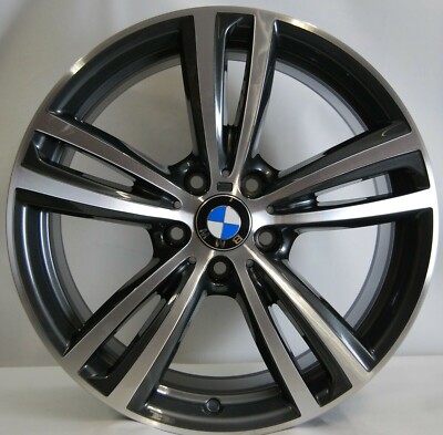GENUINE BMW 3/4 SERIES 19" INCH STYLE 442M SPORT ORBIT GREY REAR ALLOY ...