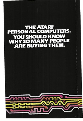 1980 Atari 2600 Video Game Console Vintage Color Print Ad | eBay