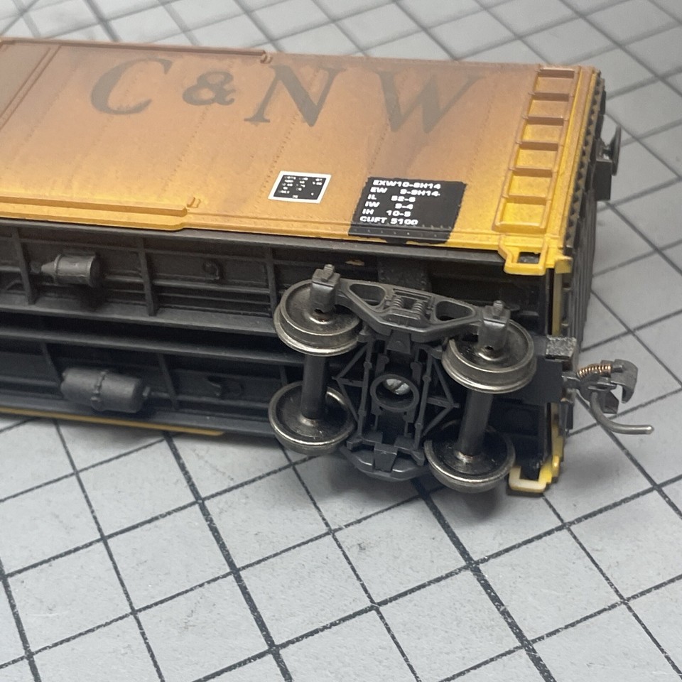 HO scale CNW 50’ boxcar Custom Weathered detailed GMRC 14638 | eBay