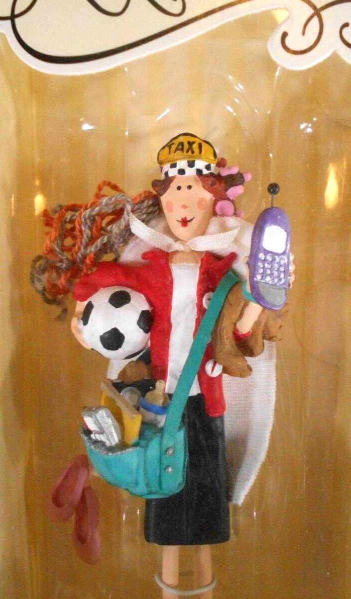 QUEEN OF MULTI TASKING Hallmark Ornament 2004 Busy Mom w Diaper Bag ...