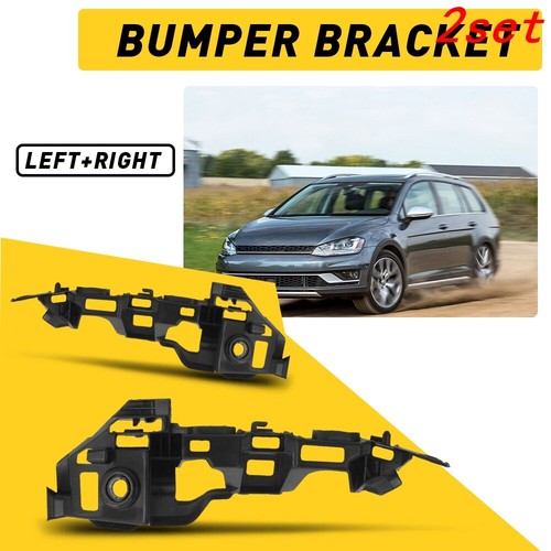 2set Front Driver&Passenger Side Bumper For Brackets 15-18 Volkswagen ...