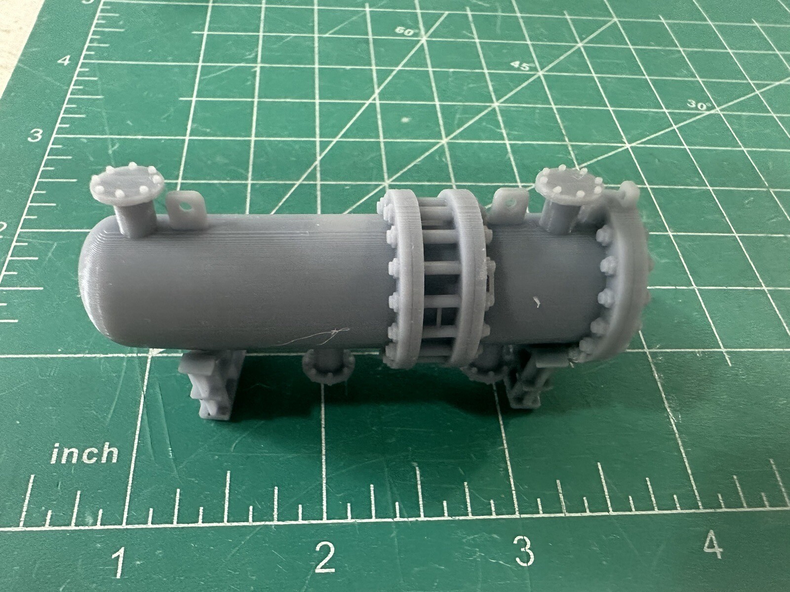 Ho Scale Flat Car Load Heat Exchanger Scale 18ft | eBay