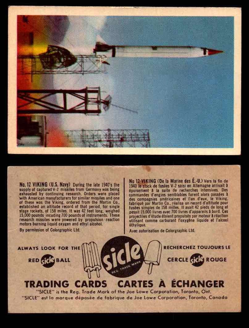 1959 Airplanes Sicle Popsicle Joe Lowe Corp Vintage Trading Card You ...