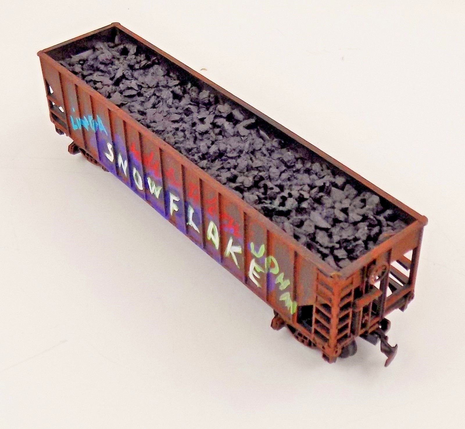 HO SCALE HOPPER CUSTOM PAINTED COLLECTIBLE DISTRESSED RUSTY DIRTY GIFT ...
