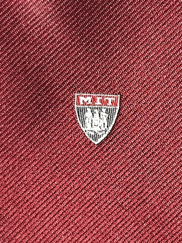 The Coop MIT Massachusetts Institute of Technology Burgundy Necktie | eBay
