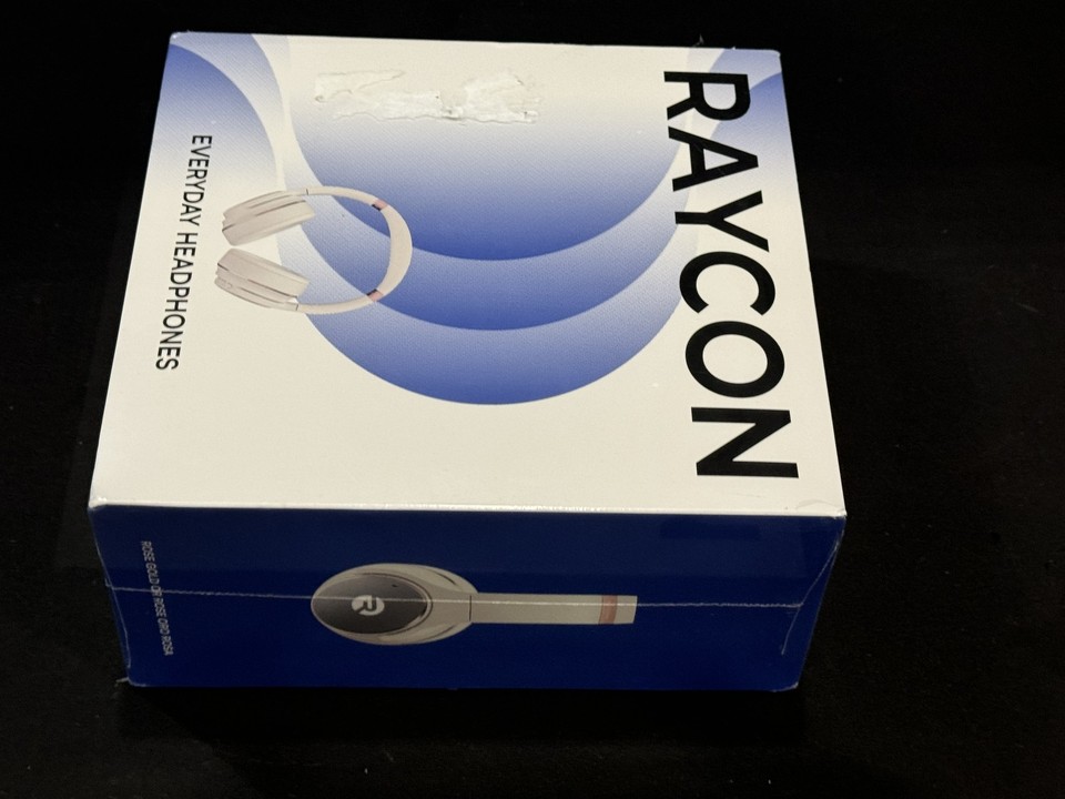 Raycon Everyday Wireless Bluetooth Over Ear Headphones White New Sealed ...