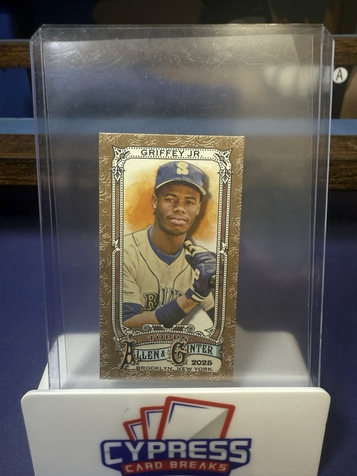 2025 A&G Ken Griffey Jr. Mini Allen And Ginter Border Mitchell And Ness ...