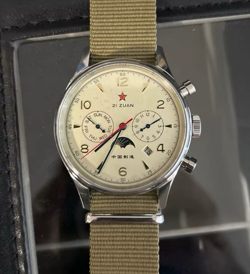 Seagull 1963 21 Zuan Pilot watch 40mm Mechanical movement 21 Jewels ...