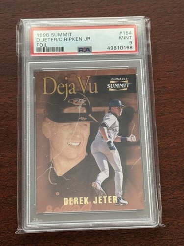 1996 Pinnacle Summit Derek Jeter / Cal Ripken Jr. Deja Vu FOIL Insert ...