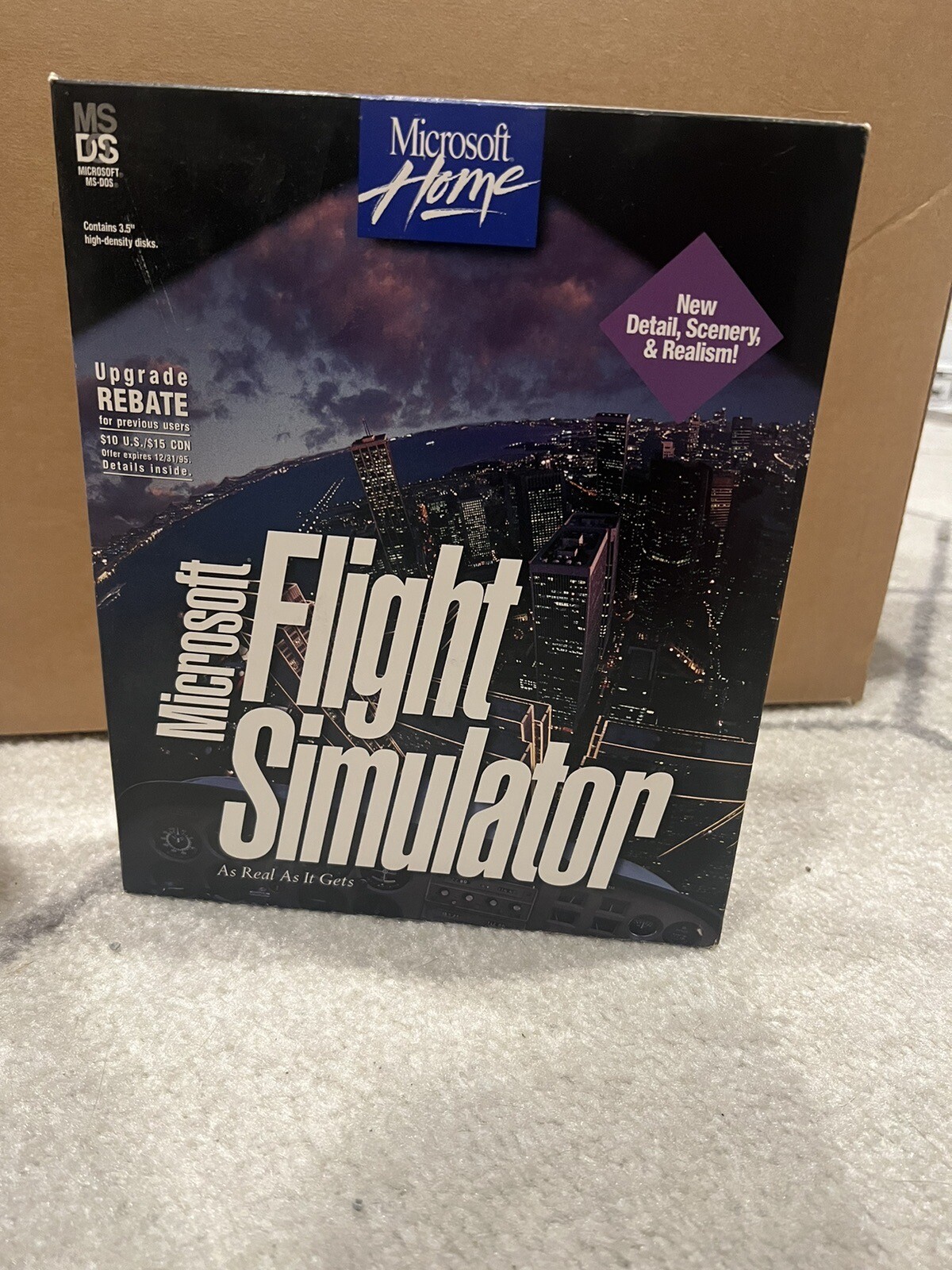 Microsoft Flight Simulator Version 5.1 BRAND NEW/ Bonus Pack (PC, 1996 ...