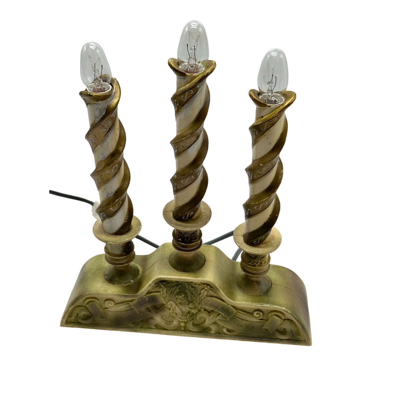 Vintage Trendmasters 1996 Candelabra Christmas Magic Candle Light-Up | eBay