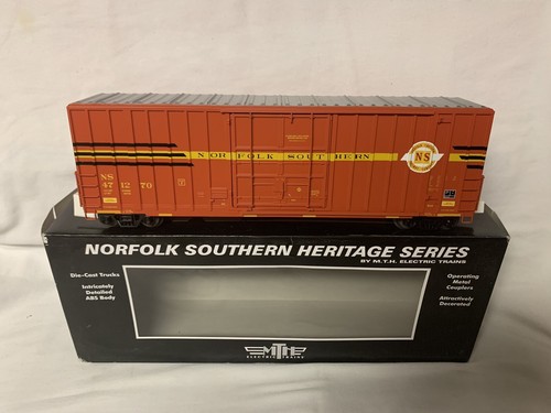 MTH PREMIER NORFOLK SOUTHERN NS HERITAGE 50’ HIGH CUBE BOX CAR 20-93576 ...