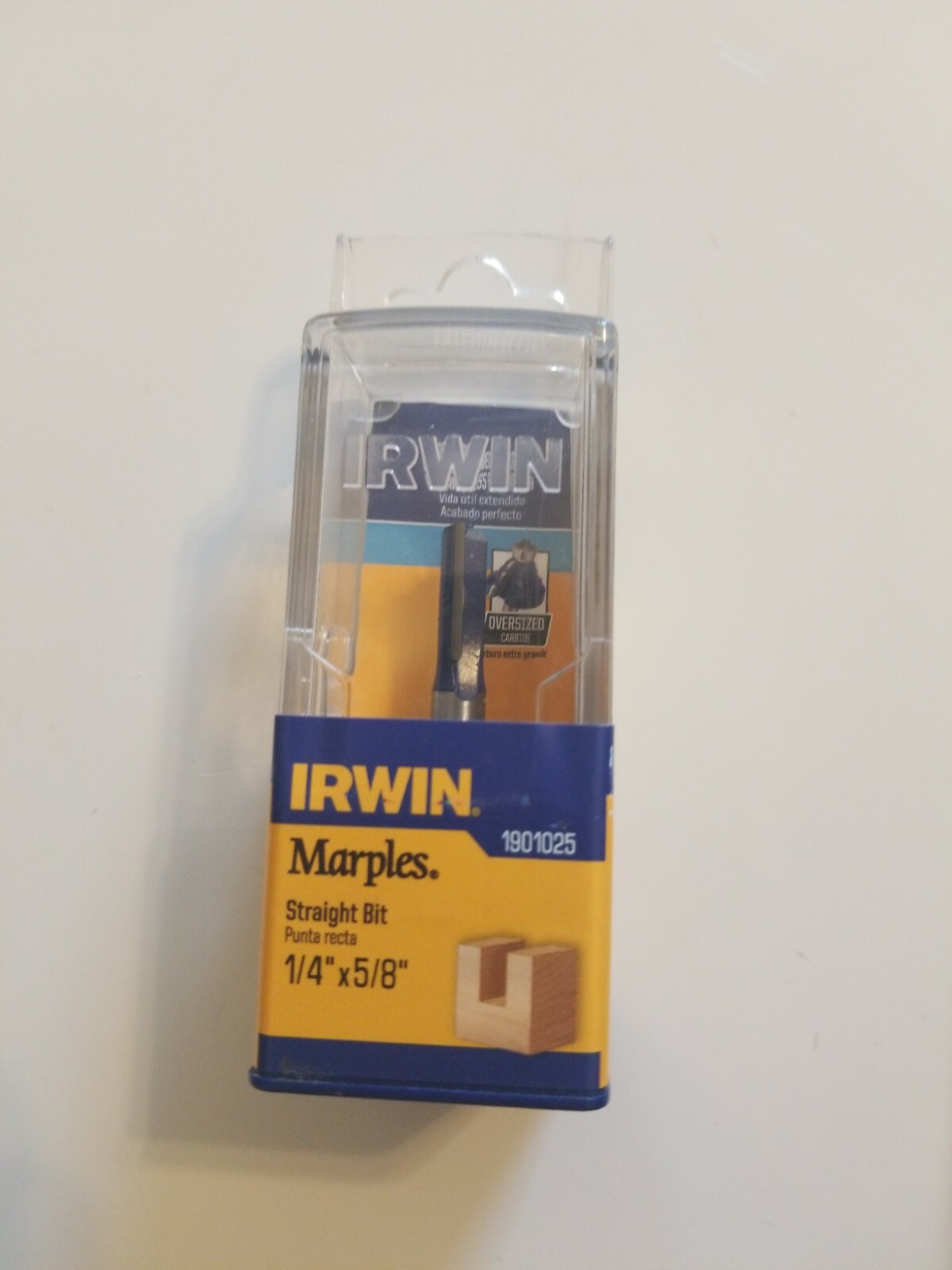 IRWIN MARPLES ROUTER BIT STRAIGHT BIT 1/4'' X 5/8'' #1901025 BRAND NEW ...