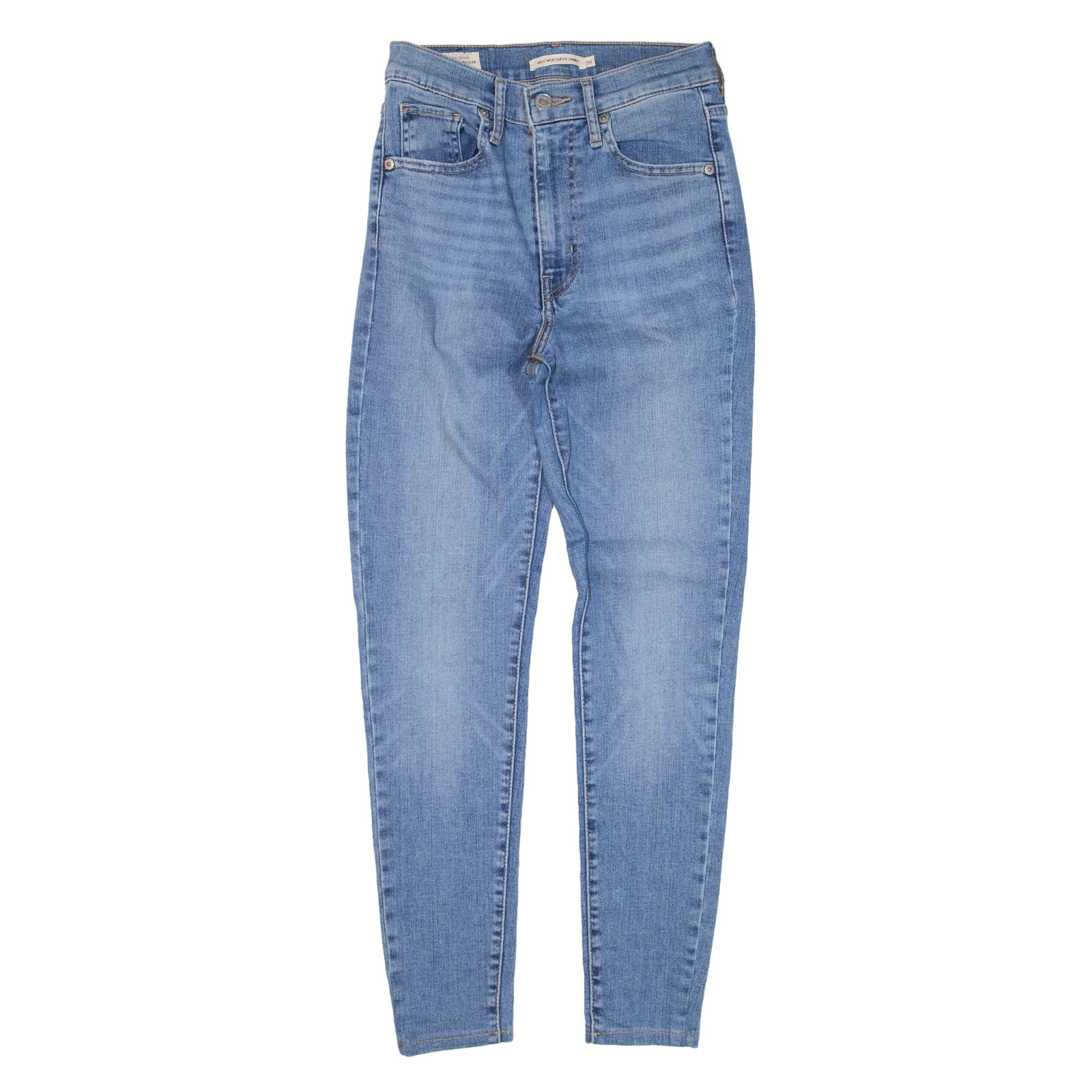 LEVI'S Premium Big E Mile High Jeans Blue Denim Slim … - Gem