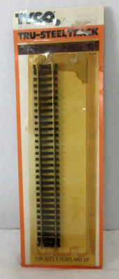 1978 Tyco 9" Straight Track Pieces Tru-Steel Track HO Scale 2-Pieces ...