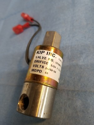 KIP INC. VALVE U241063-13 ORIFICE 5/64 X 5/64 VOLTS 24/50-60 MOPD 60 ...