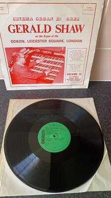 cinema organ encores gerald shaw on the organ of leicester square vinyl ...