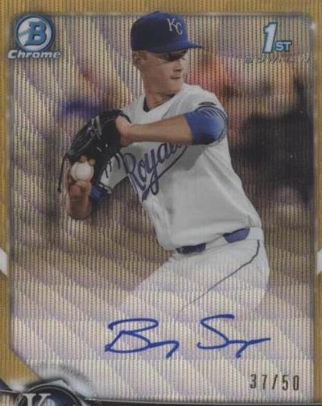 2018 Bowman Draft - Chrome Draft Pick Autographs Brady Singer #CDA-BS ...