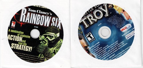 Tom Clancy's Rainbow Six and Battle For Troy Pc New XP 2 Great Fun ...