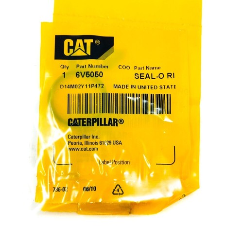 2 pcs Genuine Caterpillar CAT 6V-5050 O-Ring Seal 6V5050 - Made in USA ...