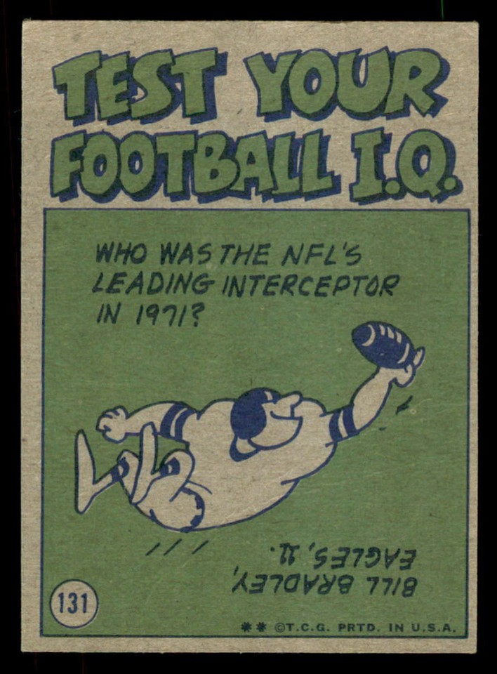 1972 Topps Football #131 Tom Matte IA EX/MT JRI7 | eBay