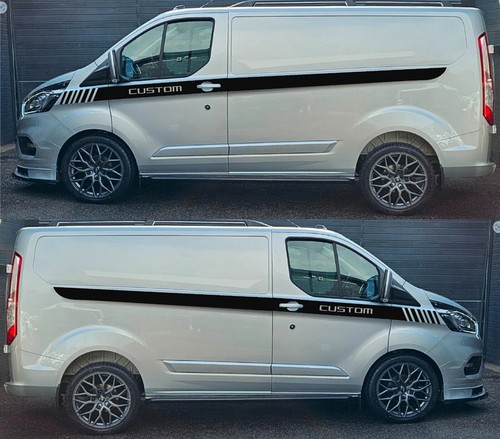 Ford Transit Custom Side Stripe Decal Kit Custom Graphics 2012-2025 08 ...
