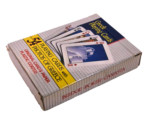 SOUVENIR Pack Deck 🃏 Greek PLAYING CARDS with 54 PHOTOS OF GREECE | eBay