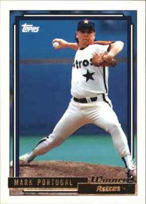 1992 Topps Gold Houston Astros Baseball Card #114 Mark Portugal | eBay