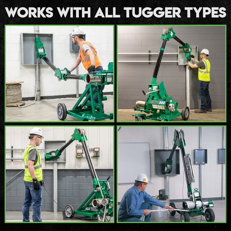 Staten Tools 441-5" Feeding Sheave for Greenlee Tuggers 640, 6801, 6001 ...