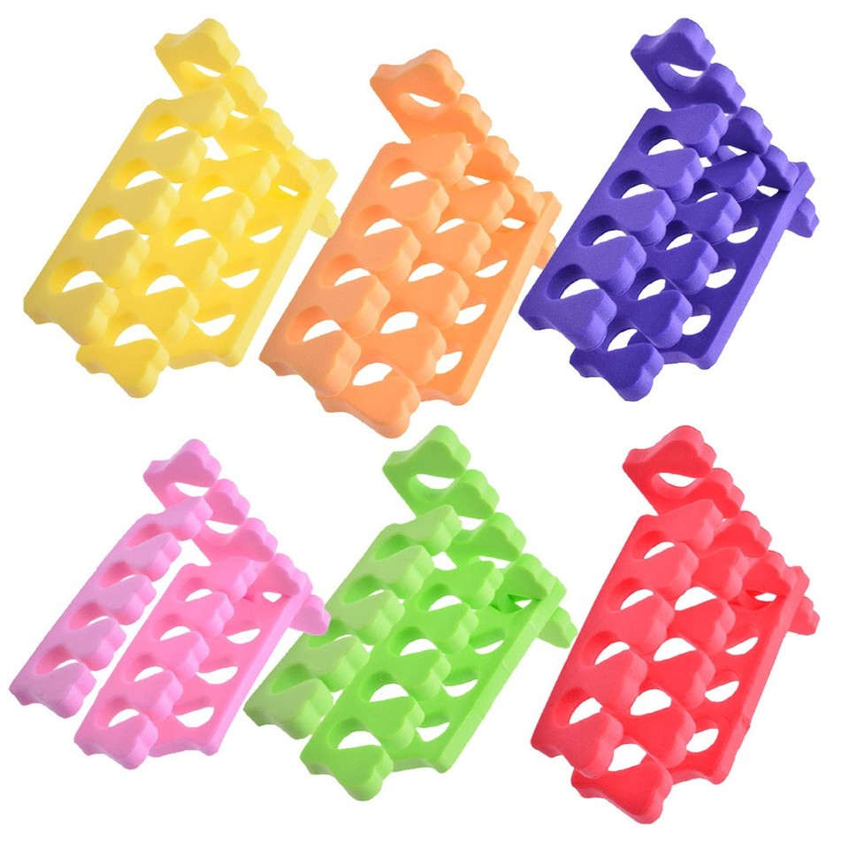 15Pcs Nail Art Tools Sponge Separator for Women Manicure Random Color ...