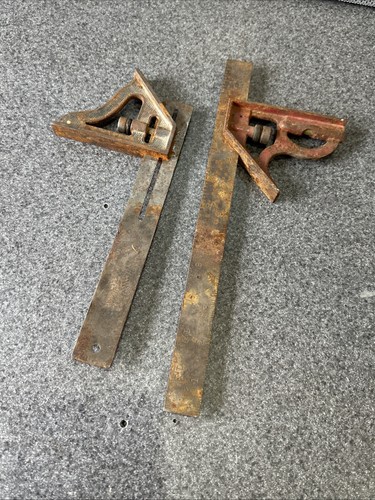 Lot Of 9 Vintage Combination Squares Steel, Aluminum And Plastic | eBay