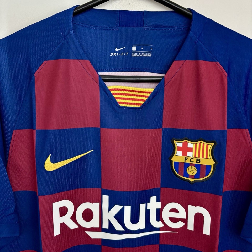 BNWT Barcelona Football Shirt Jersey 2019/20 Home (L) auc | eBay UK