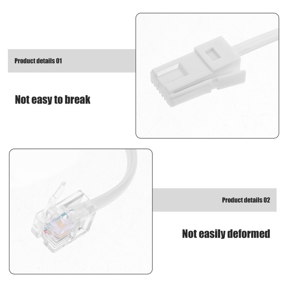 Long Telephone Extension Cord Landline Phone Cord Extension Wire Uk ...