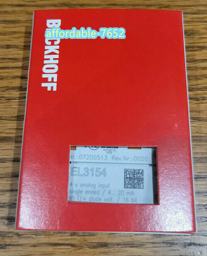 EL3154 BECKHOFF EL3154 Modules Brand New by DHL or Fedex Fast Shipping ...