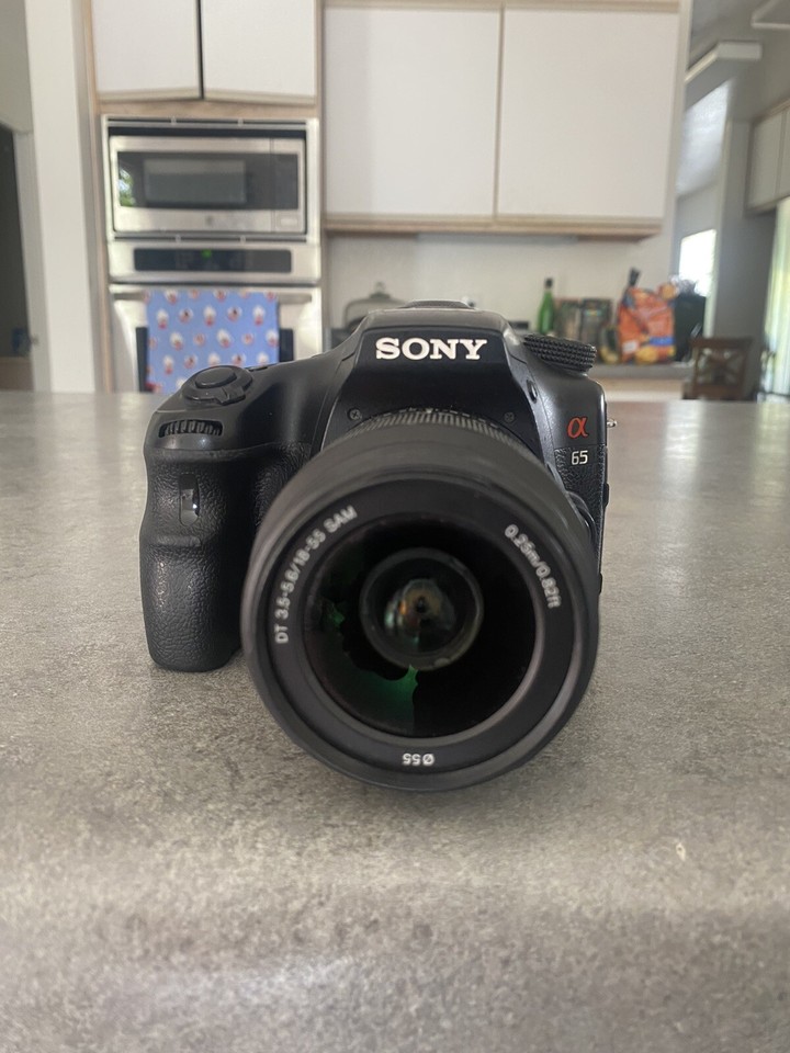 Sony Alpha A65 DSLR Camera Bundle 3 Lenses Camera Bag, Battery, Sd Card ...
