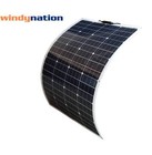WindyNation 100 Watt 12V Flexible Solar Panel with Monocrystalline ...