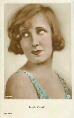 MARIA CORDA HUNGARIAN ACTRESS SILENT FILM ERA PHOTO PLAIN BACK | eBay UK
