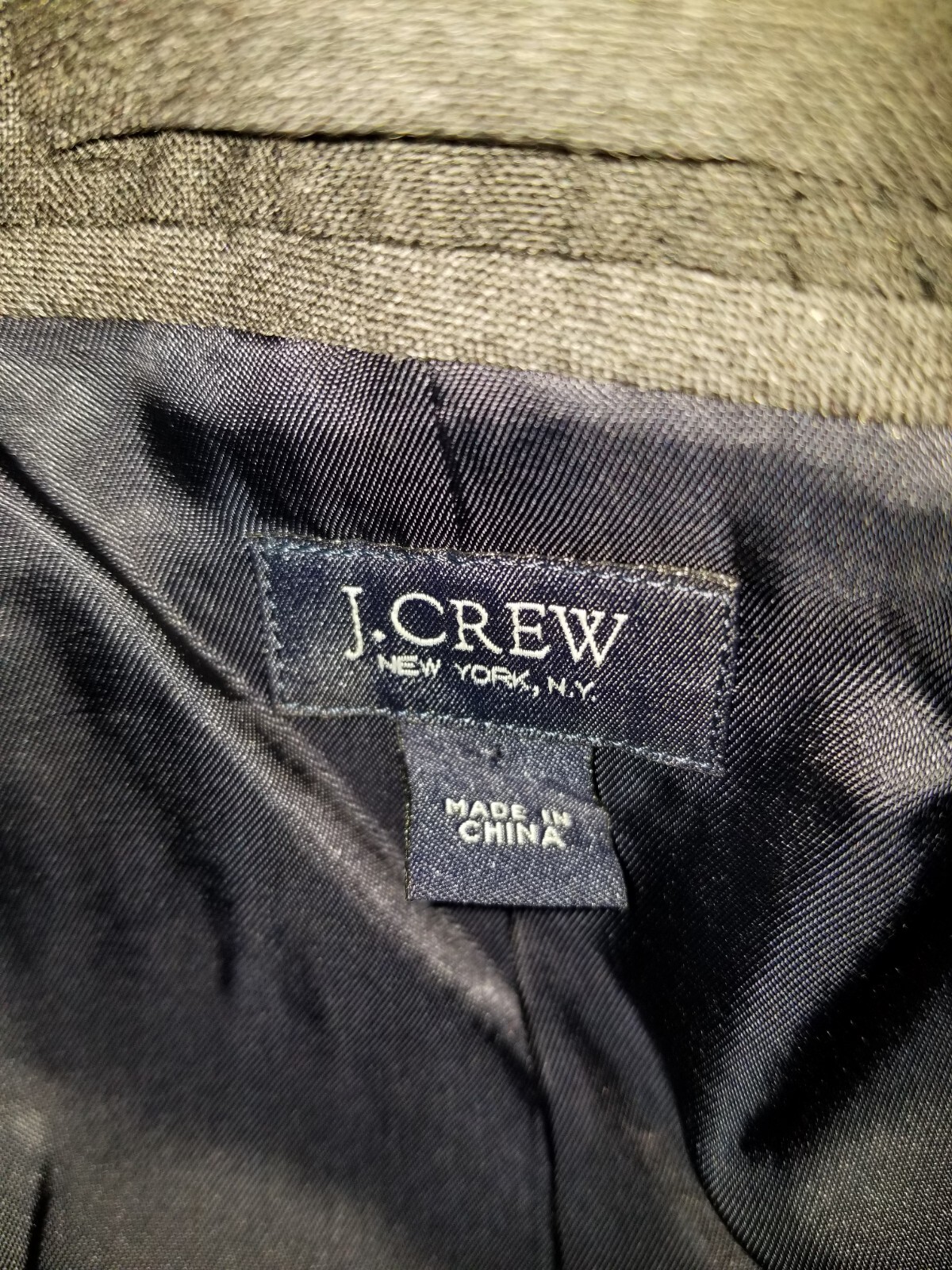 J. CREW Size 40R Ludlow Gray Italian Wool TOLLEGNO 1900 Traveler Sport ...