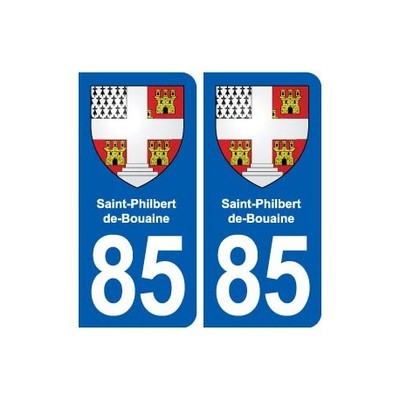 85 Saint-Philbert-de-Bouaine blason autocollant plaque stickers ville ...