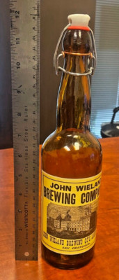 Western beer Wieland San Francisco quart bottle pre prohibition PRO | eBay