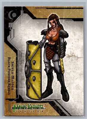 2001 Mage Knight Lancers Shield Maiden #LA7 Trading Card | eBay