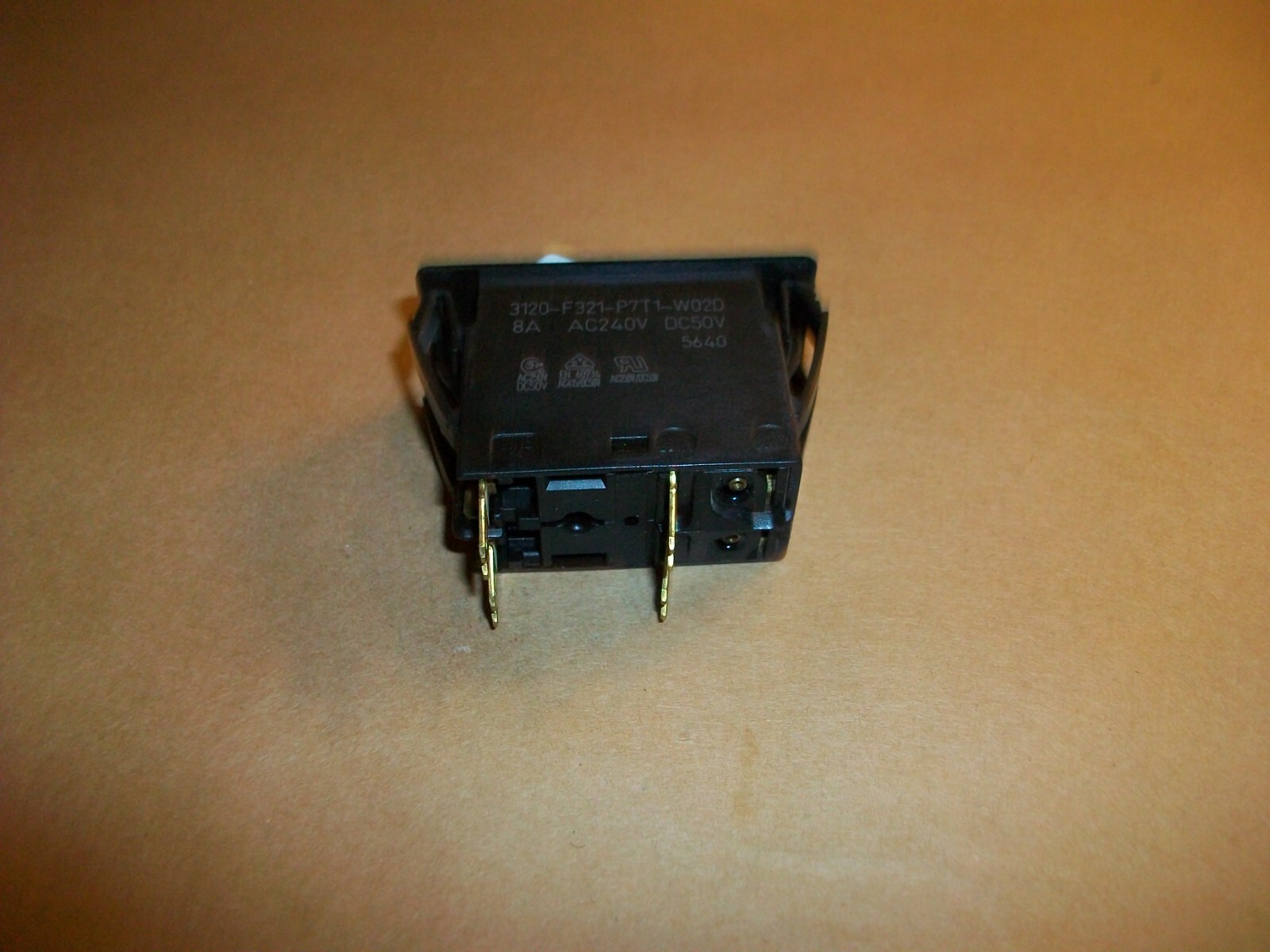 ETA Rocker Switch 3120-F311-P7T1-W02D 8amp @ 250v AC | eBay
