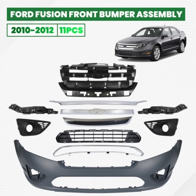 For 2010-2012 Ford Fusion Front Bumper Cover Assembly W/Fog Light ...