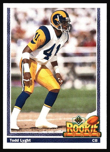 1991 Upper Deck Todd Lyght #648 Los Angeles Rams | eBay