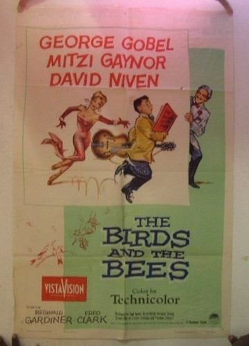 The Oiseaux Et The Bees 1956 Film Affiche David Niven Mitzi Gaynor ...