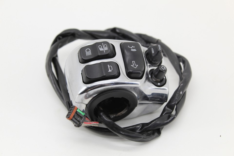 17-23 Harley Davidson Street Glide Chrome Left Control Horn Signals ...