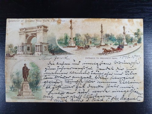 POSTCARD with USA 2x Two Cents and One Cent stamps, old, RARE | eBay