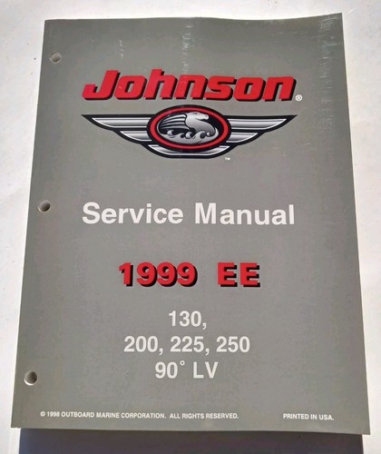 1999 EE Johnson Outboards 130,200,225,250 90° LV Service Manual P/N ...